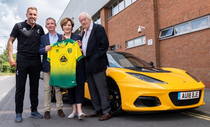 Lotus Become Official Partners of Norwich City - AIB Insurance