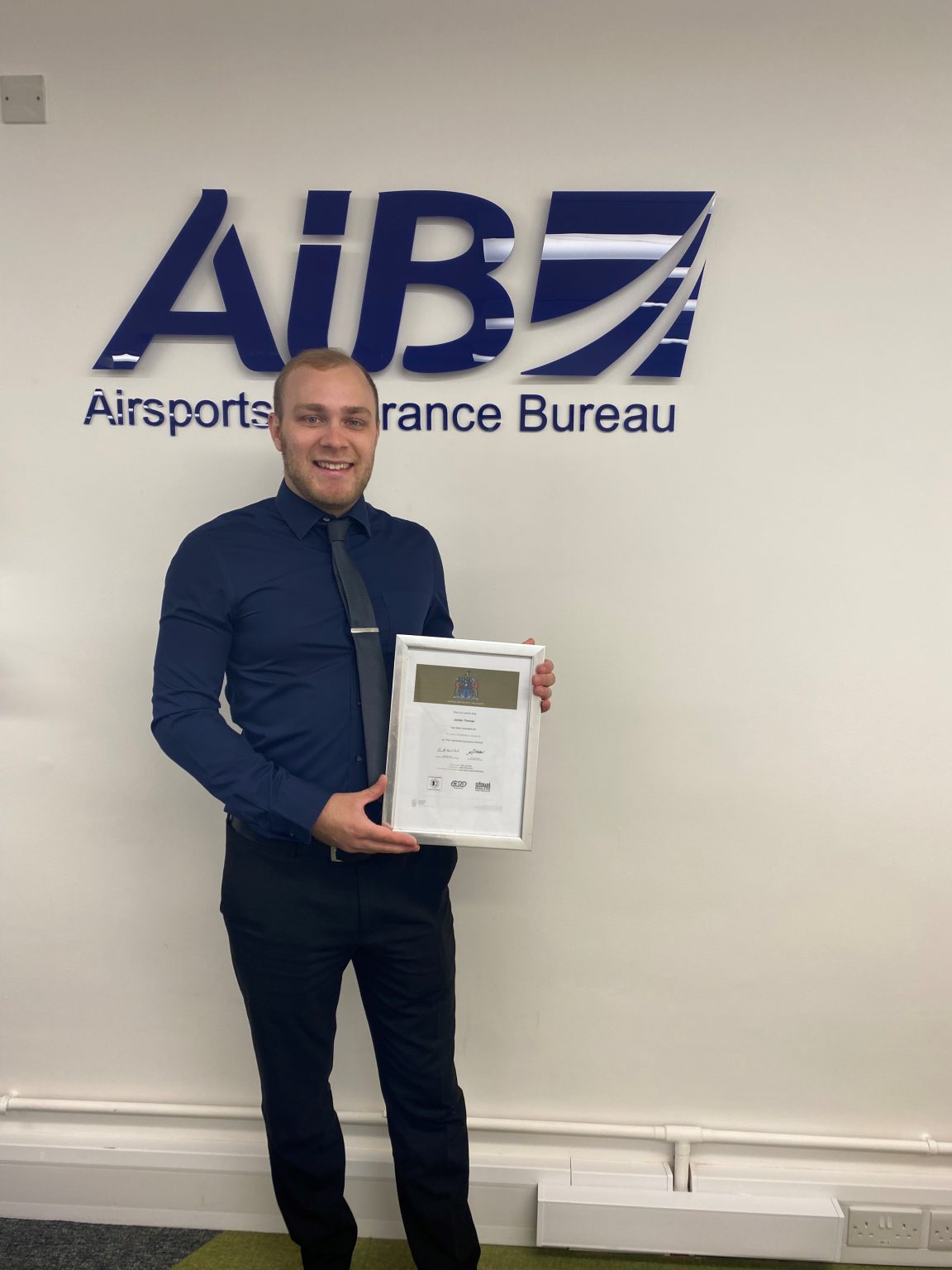 A Big Well Done To Jordan Thomas! - AIB Insurance